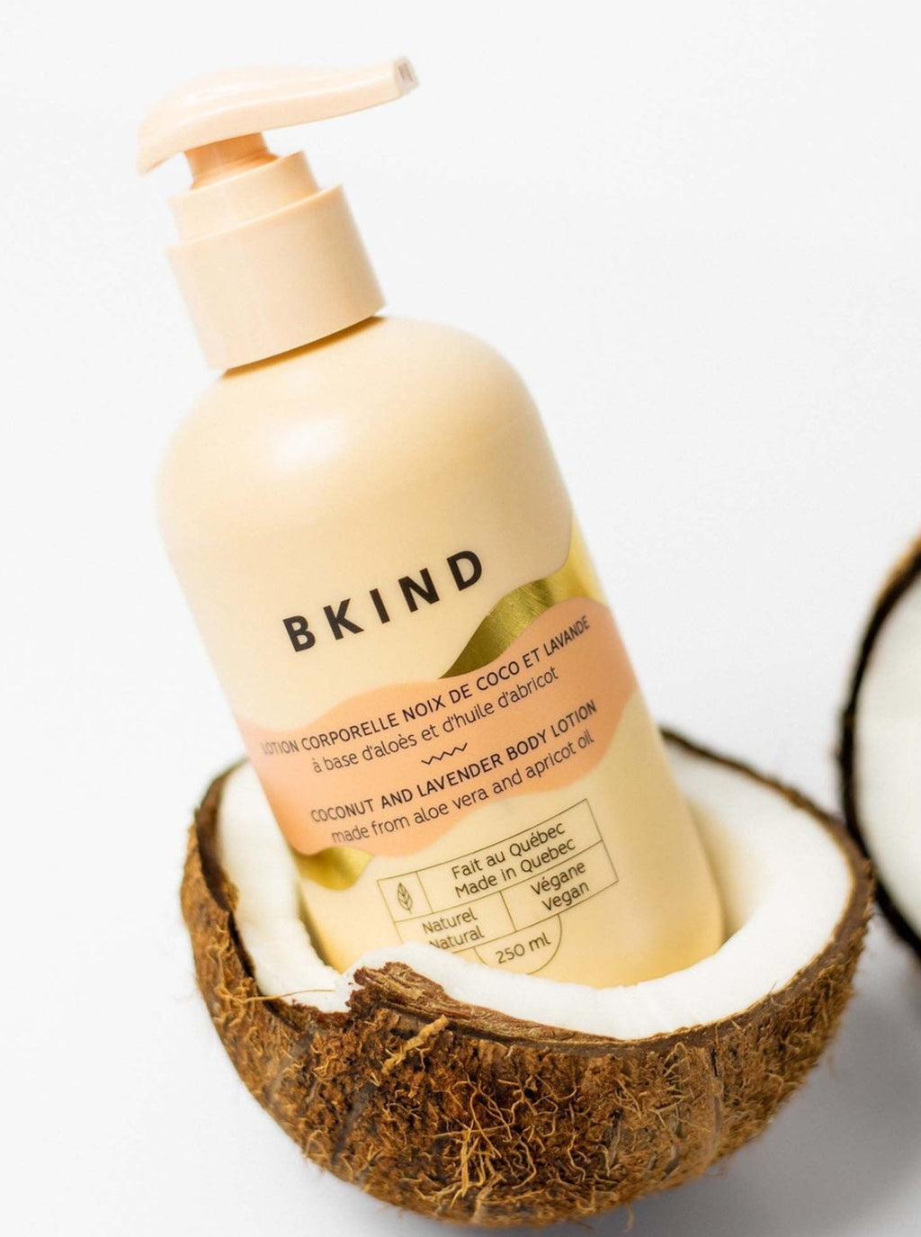 BKIND Lotion pour le Corps - Noix de Coco et Lavande – Belle et Rebelle
